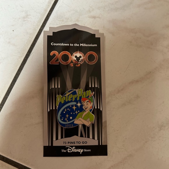 Other | Disney New Without Tags Vintage Peter Pan Pin Countdown To The ...